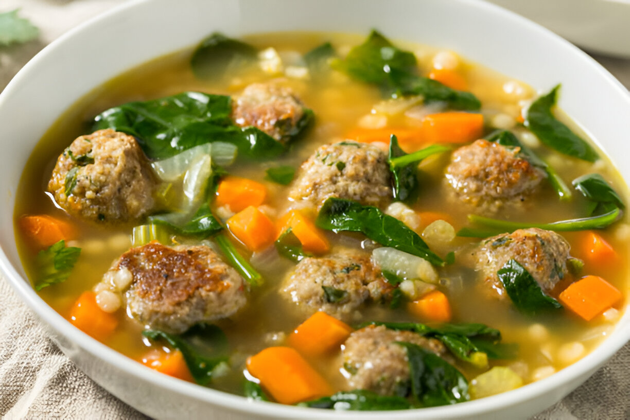 Pasta Spinach Meatball Soup: Comforting & Nutritious Recipe