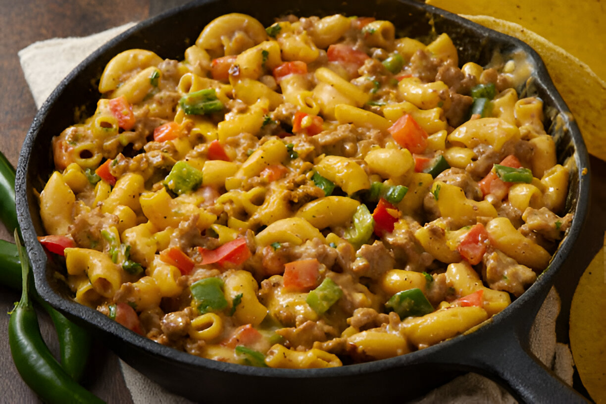 Cheesy Beef Taco Pasta: Easy One-Pot Family Meal Recipe